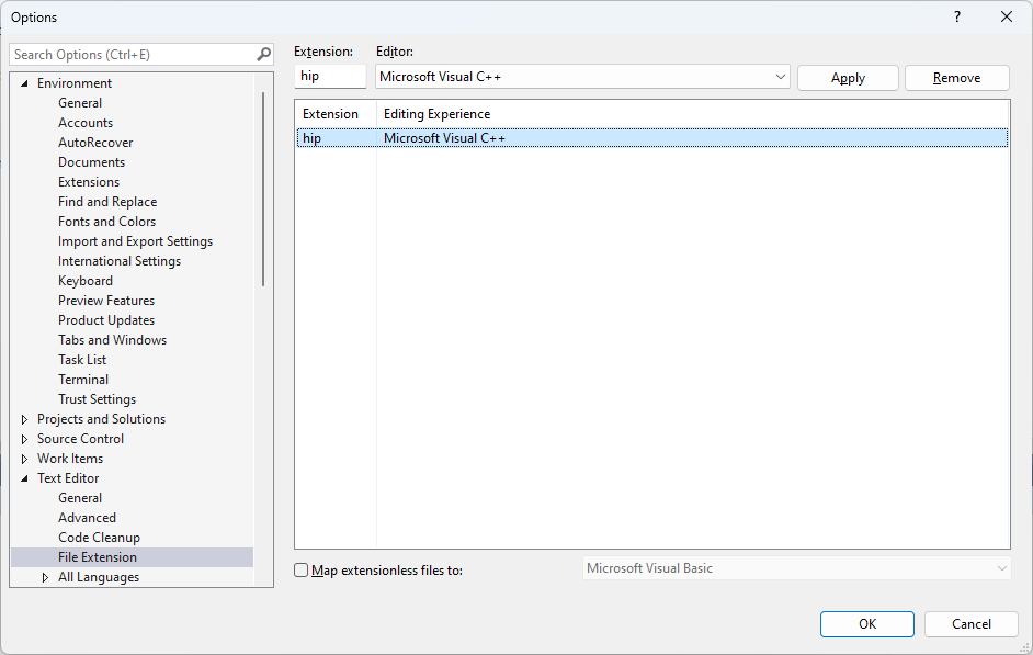 IntelliSense — HIP-VS Documentation